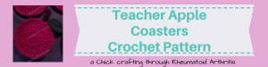 Teacher Apple Coasters Crochet Pattern » cRAfterchick - Free Crochet ...