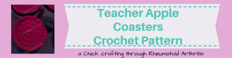 Teacher Apple Coasters Crochet Pattern – cRAfterchick – Free Crochet ...