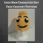 Lego Man Character Hat Crochet Pattern » cRAfterchick - Free Crochet ...